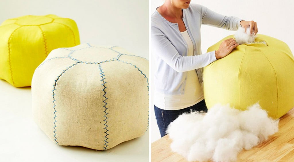 Como fazer um puff - DIY - Mania de Decoração