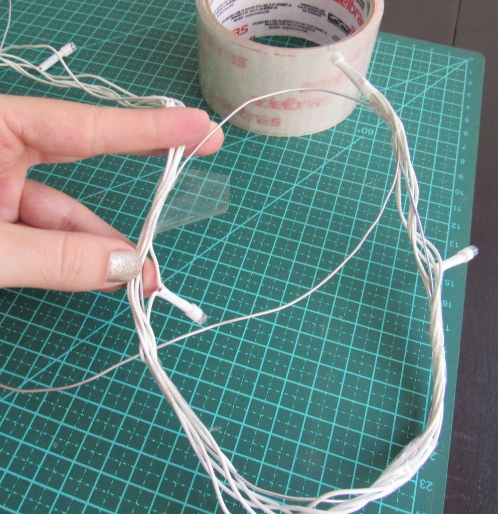 Como fazer letras com luzes de led - Mania de Decoração