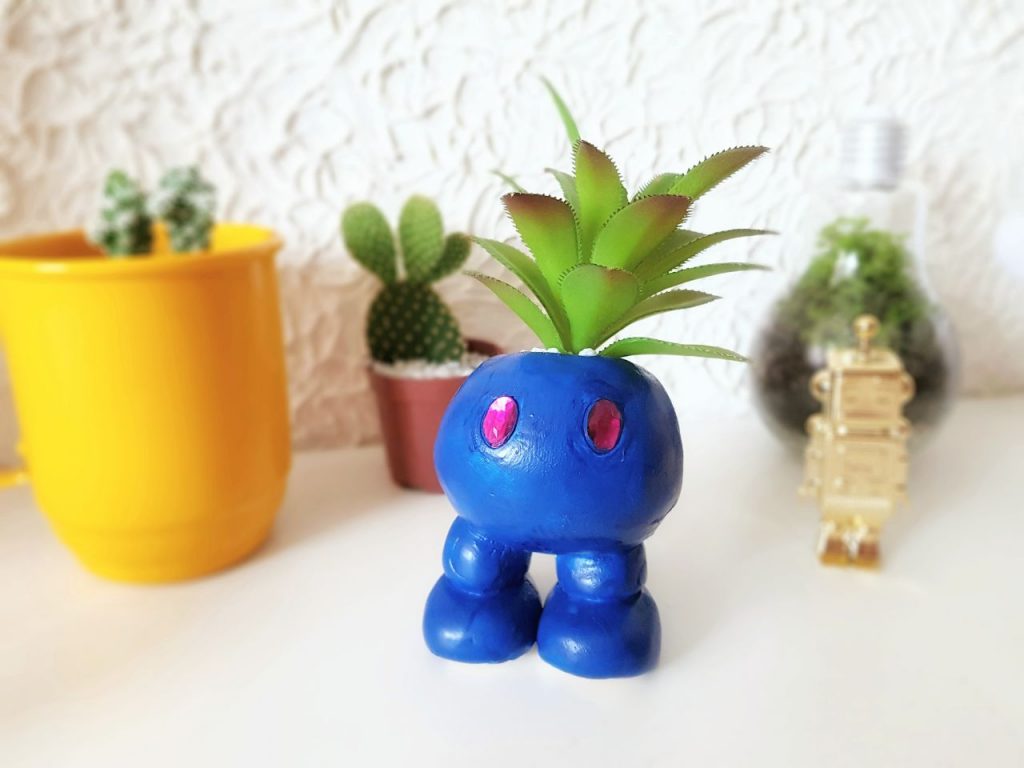 Como fazer um vaso de Pokémon - Oddish - Mania de Decoração